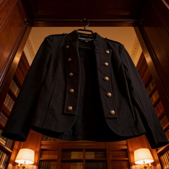 Tommy Hilfiger | Jackets & Coats | Tommy Hilfiger Military Blazer ...